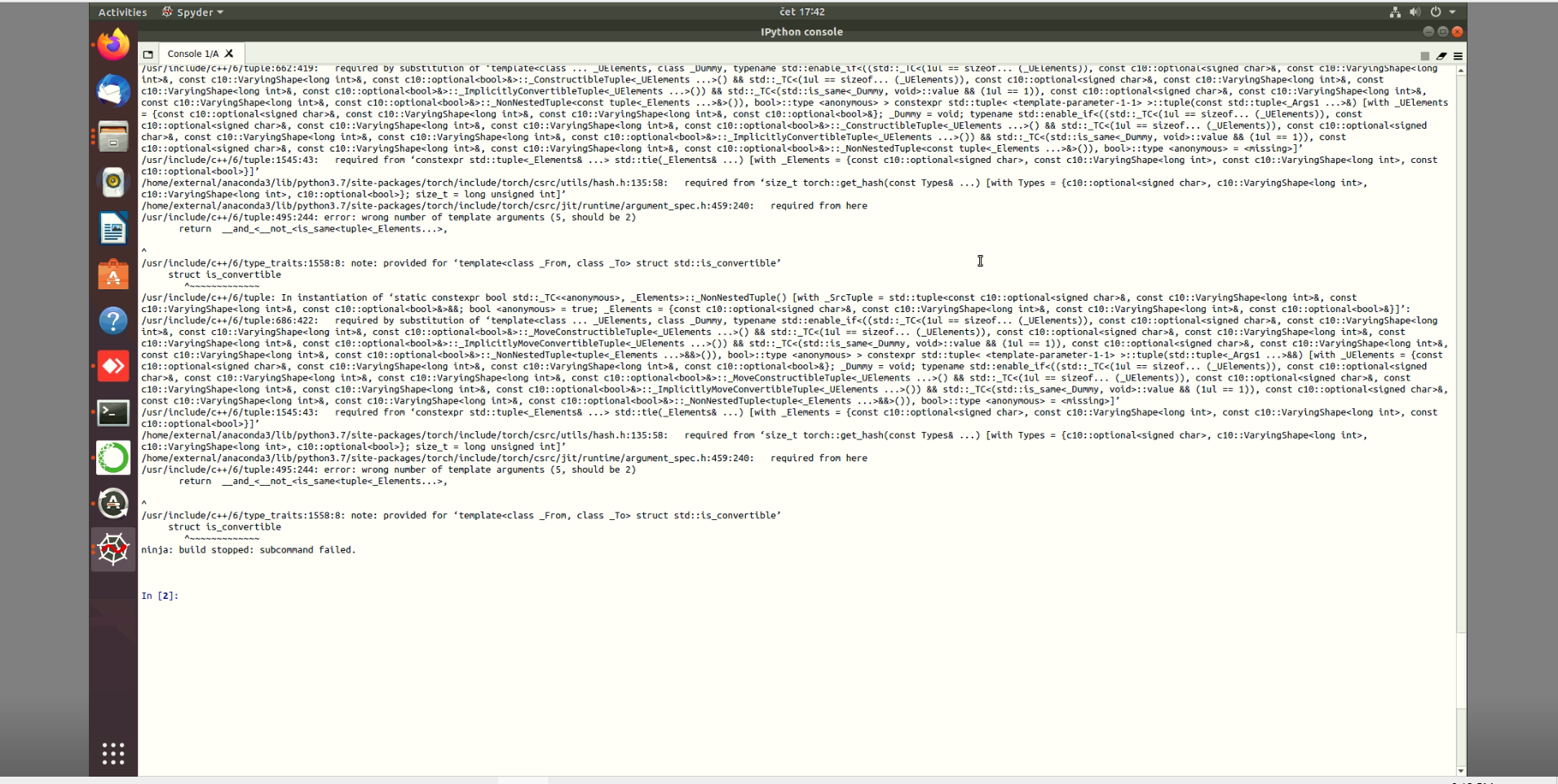 'ninja: build stopped: subcommand failed.' · Issue #123 · rosinality/stylegan2-pytorch · GitHub