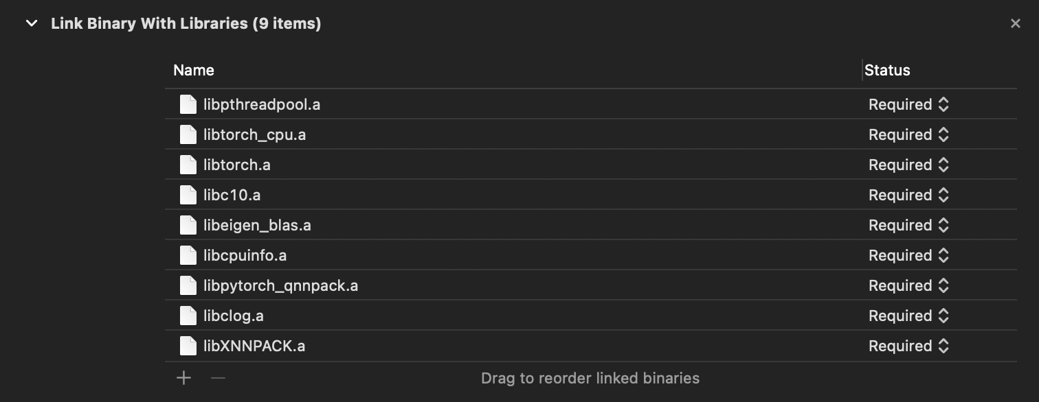 Undefined symbols in Xcode for libtorch built via scripts/build_ios.sh · Issue #53969 · pytorch ...