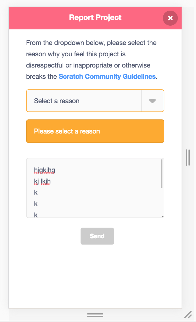 Report modal: Submit button should be at bottom · Issue #2143 · scratchfoundation/scratch-www ...