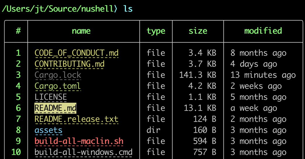 display_output hook ignored default LS_COLORS · Issue #7169 · nushell/nushell · GitHub