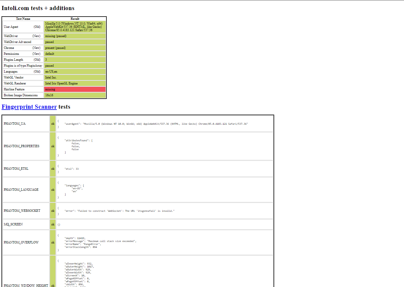 Getting detected on http://arh.antoinevastel.com/bots/areyouheadless · Issue #337 · berstend ...