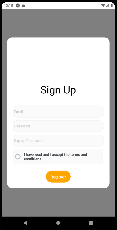 GitHub - NitinR99/React-Native-login-signup: A login/signup page made ...
