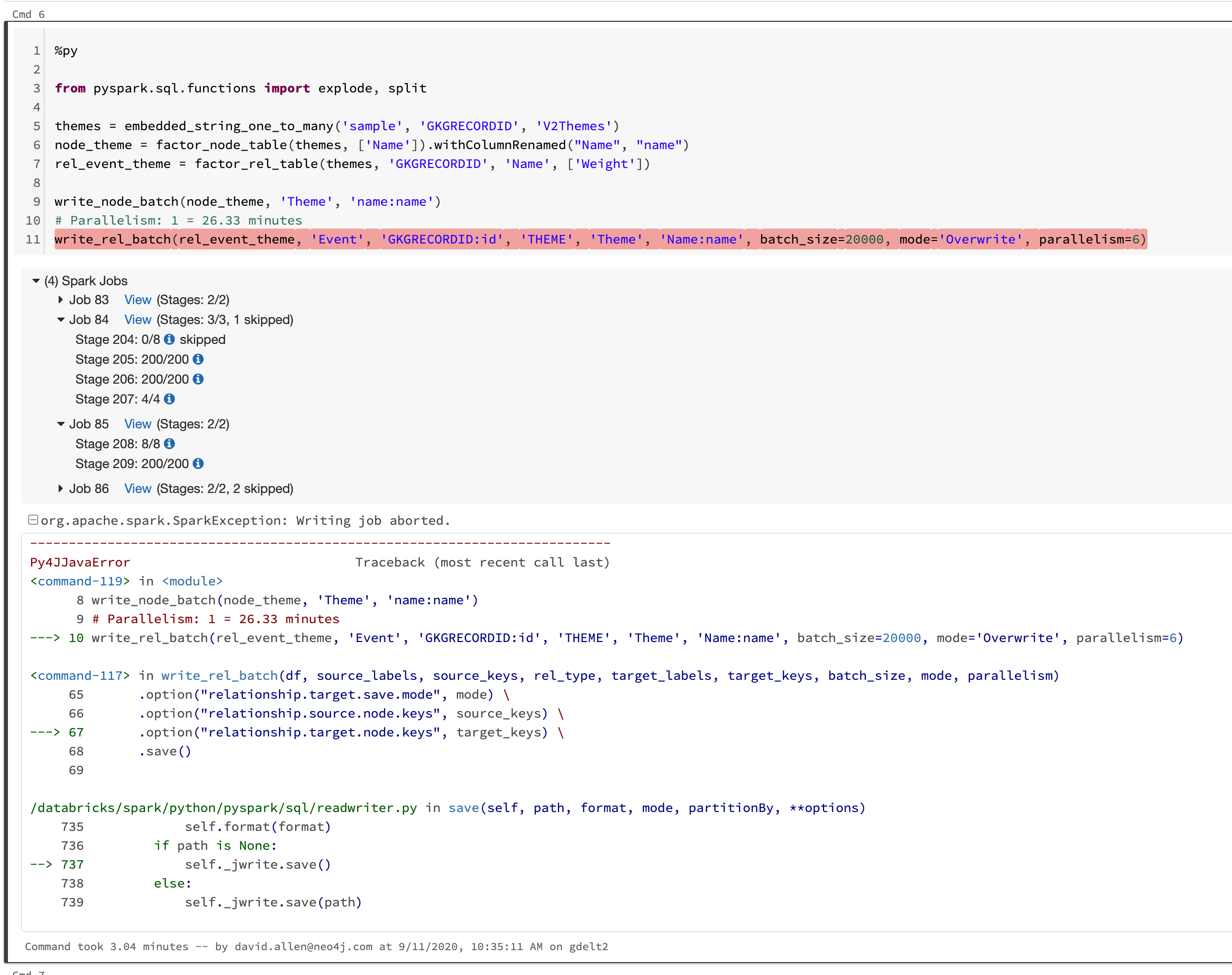 Swallowed Exception (probably deadlock) on writing relationships · Issue #183 · neo4j/neo4j ...