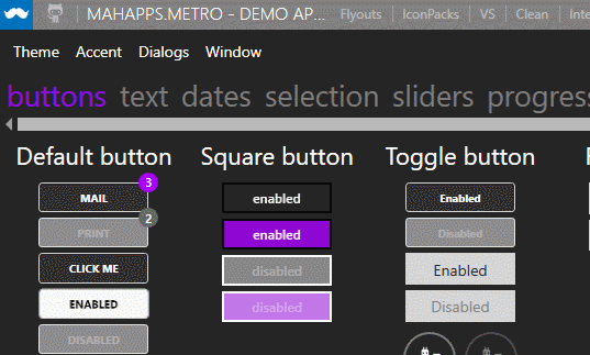 When using TiltBehavior, color and Theme change does not work · Issue #3720 · MahApps/MahApps ...