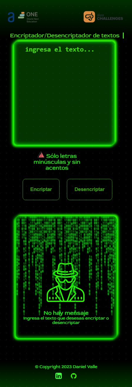 GitHub - dannoo/Encriptador_AluraChallenge: Challenge ONE Beginner in programming: Building a ...