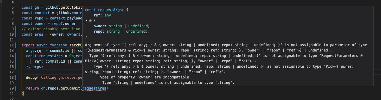 Type Definitions · Issue #722 · actions/toolkit · GitHub