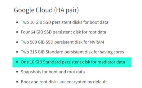 Missing mediator boot disk in GCP HA · Issue #113 · NetAppDocs/bluexp-cloud-volumes-ontap · GitHub