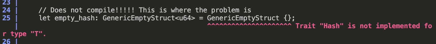 Empty Structs With `where` Clauses Fail To Compile On Implementations · Issue 5105 · Fuellabs