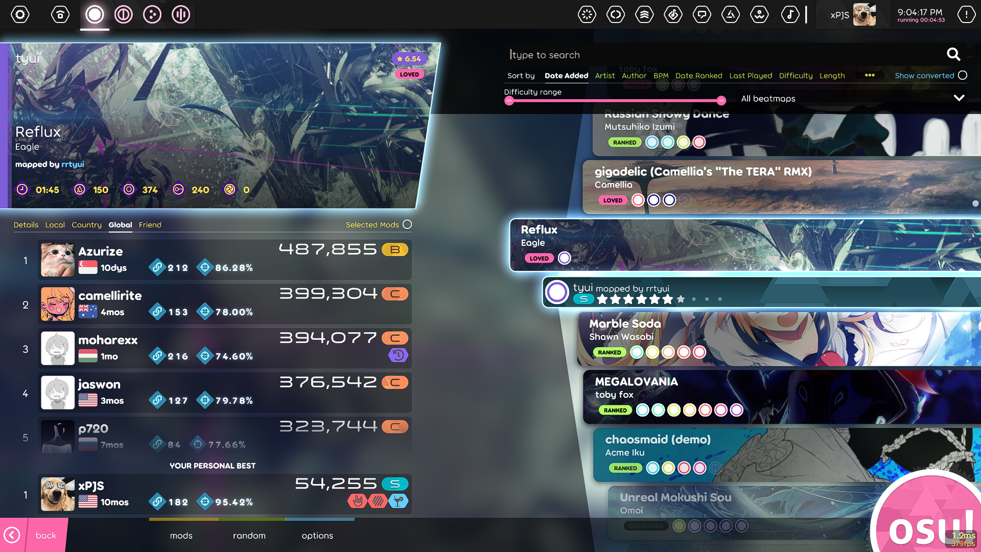 Inability to override relax score · Issue #19993 · ppy/osu · GitHub