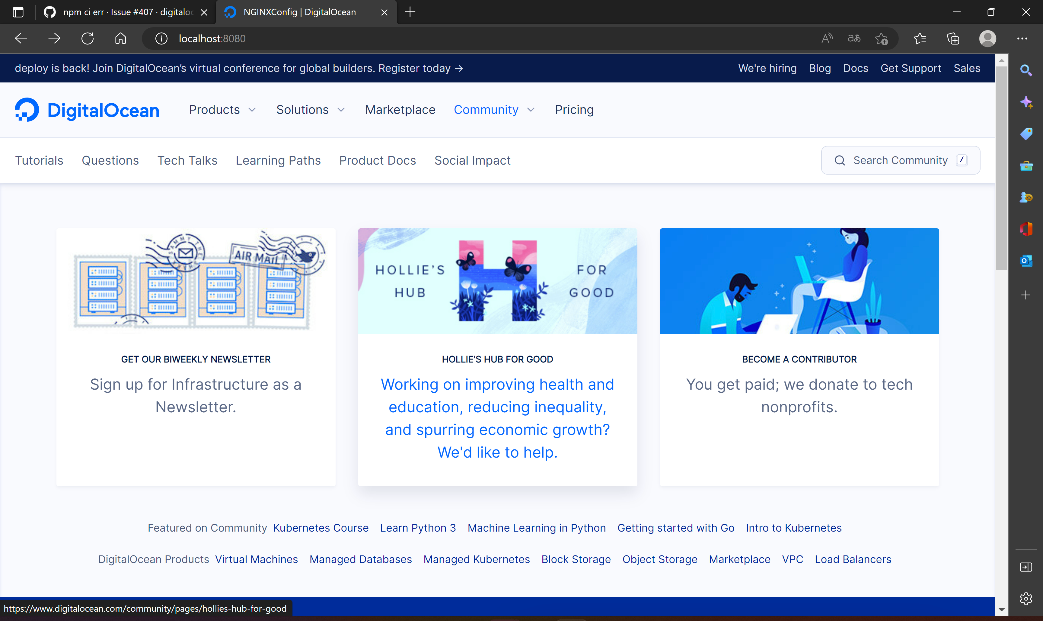 npm ci err · Issue #407 · digitalocean/nginxconfig.io · GitHub npm ci err · Issue #407 · digitalocean/nginxconfig.io · GitHub