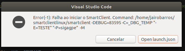 VSCode não debuga no APPSERVER_BUILD-19.3.0.2 Linux · Issue #295 · totvs/tds-vscode · GitHub