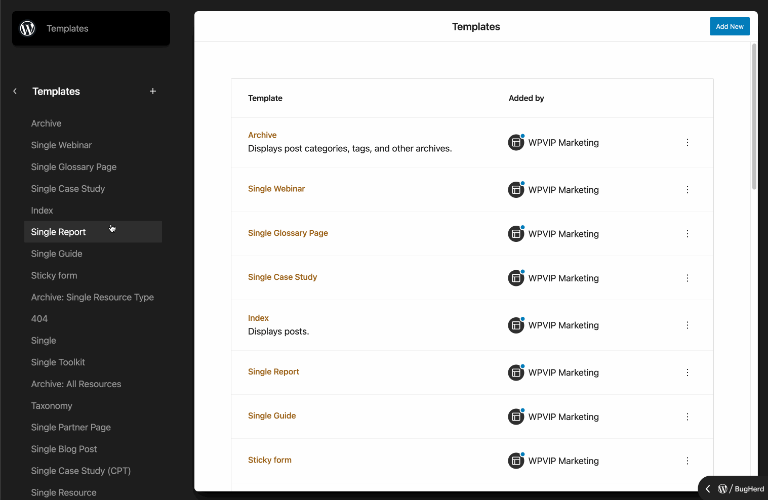 Site Editor Template List Won T Scroll · Issue 49408 · Wordpress Gutenberg · Github