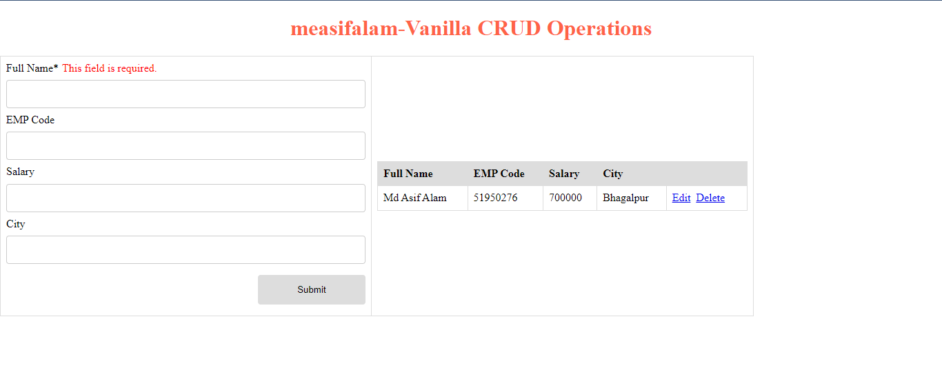 GitHub - measifalam/Vanilla-CRUD: Vanilla-CRUD is a Create ,Replace ...