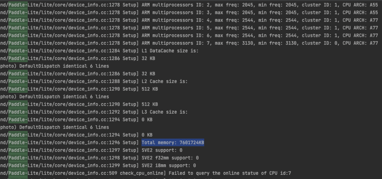 使用paddle lite绑定小核，在展锐CPU上设置多线程运行失败 · Issue #9781 · PaddlePaddle/Paddle-Lite · GitHub