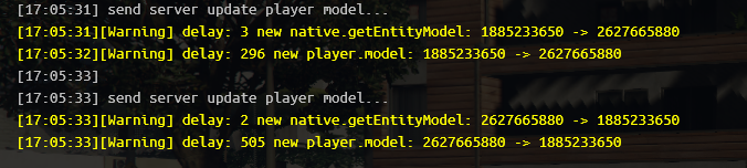 Client player.model getter returns a new value with a delay · Issue #999 · altmp/altv-issues ...