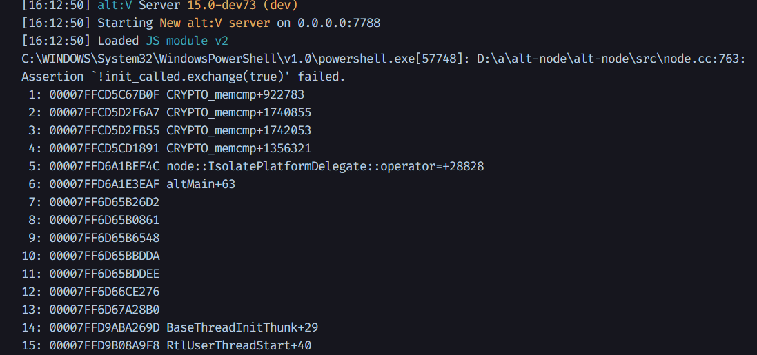 V2 Doesnt Like V1 · Issue 12 · Altmp Altv Js Module V2 · Github