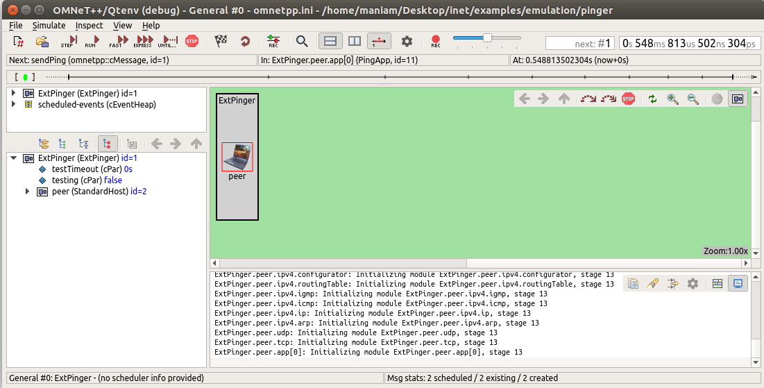Qtenv window slightly changes under sudo mode · Issue #338 · inet ...