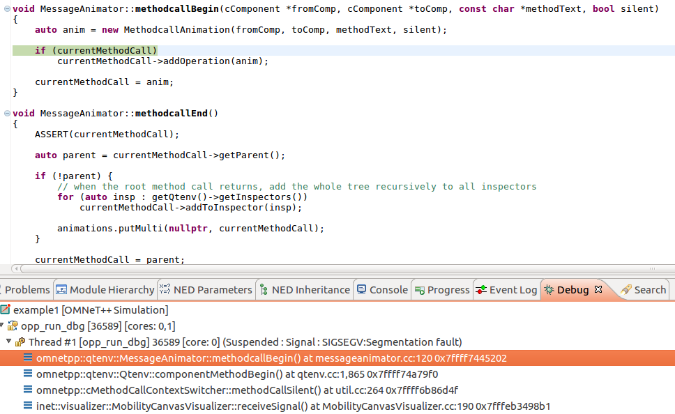 Qtenv Segmentation Fault · Issue 351 · Inet Framework Inet · Github