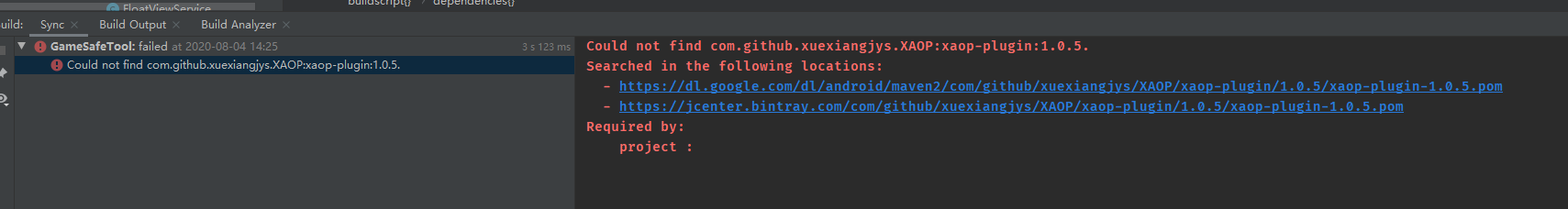 在引入XAOP时出错 · Issue #19 · xuexiangjys/XAOP · GitHub