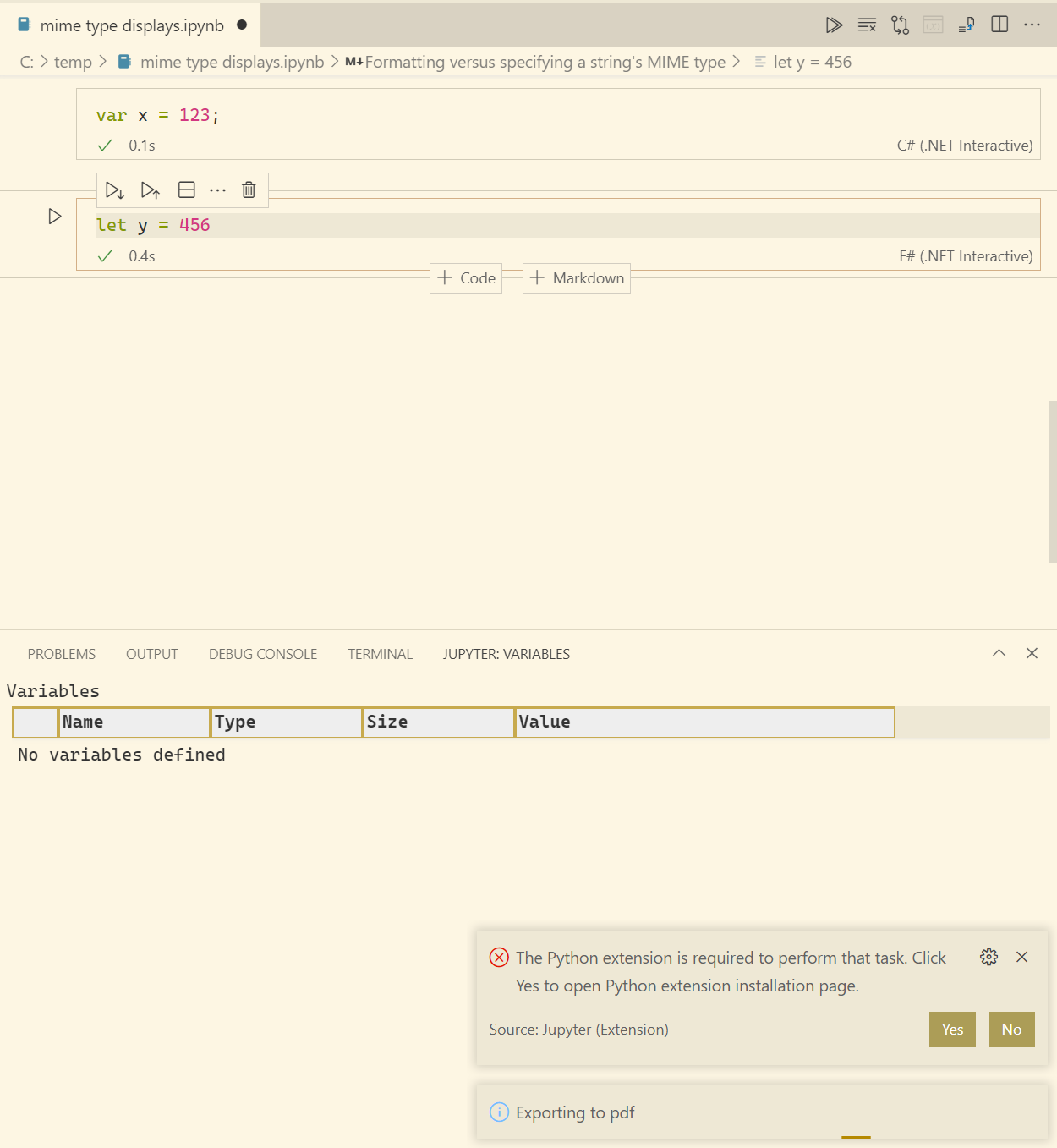 [EXTERNAL] Data explorer and export to PDF should not be shown while they're not supported by ...