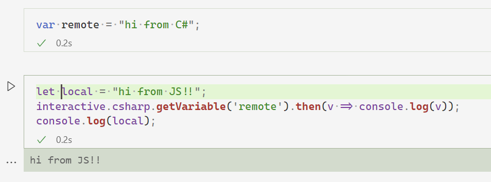 Cell Runs Forever When Using Interactivecsharpgetvariable In Conjunction With Consolelog In A
