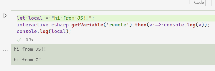 Cell Runs Forever When Using Interactive Csharp Getvariable In Conjunction With Console Log In A