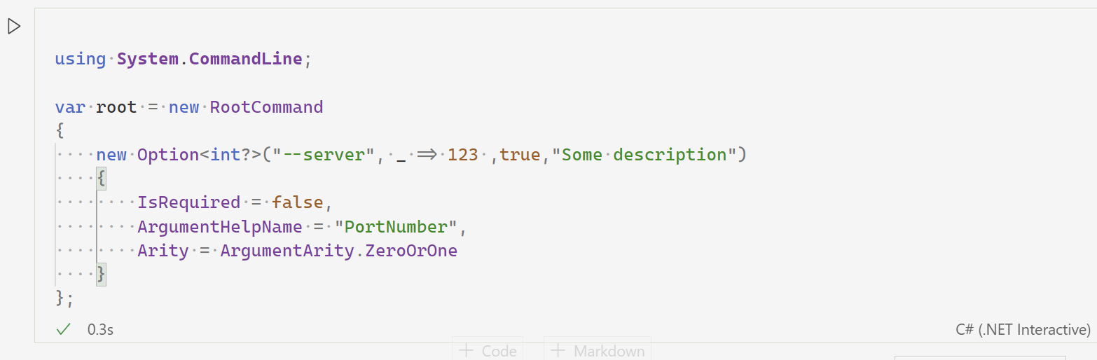 Support For Options With Optional Arguments · Issue 1294 · Dotnetcommand Line Api · Github