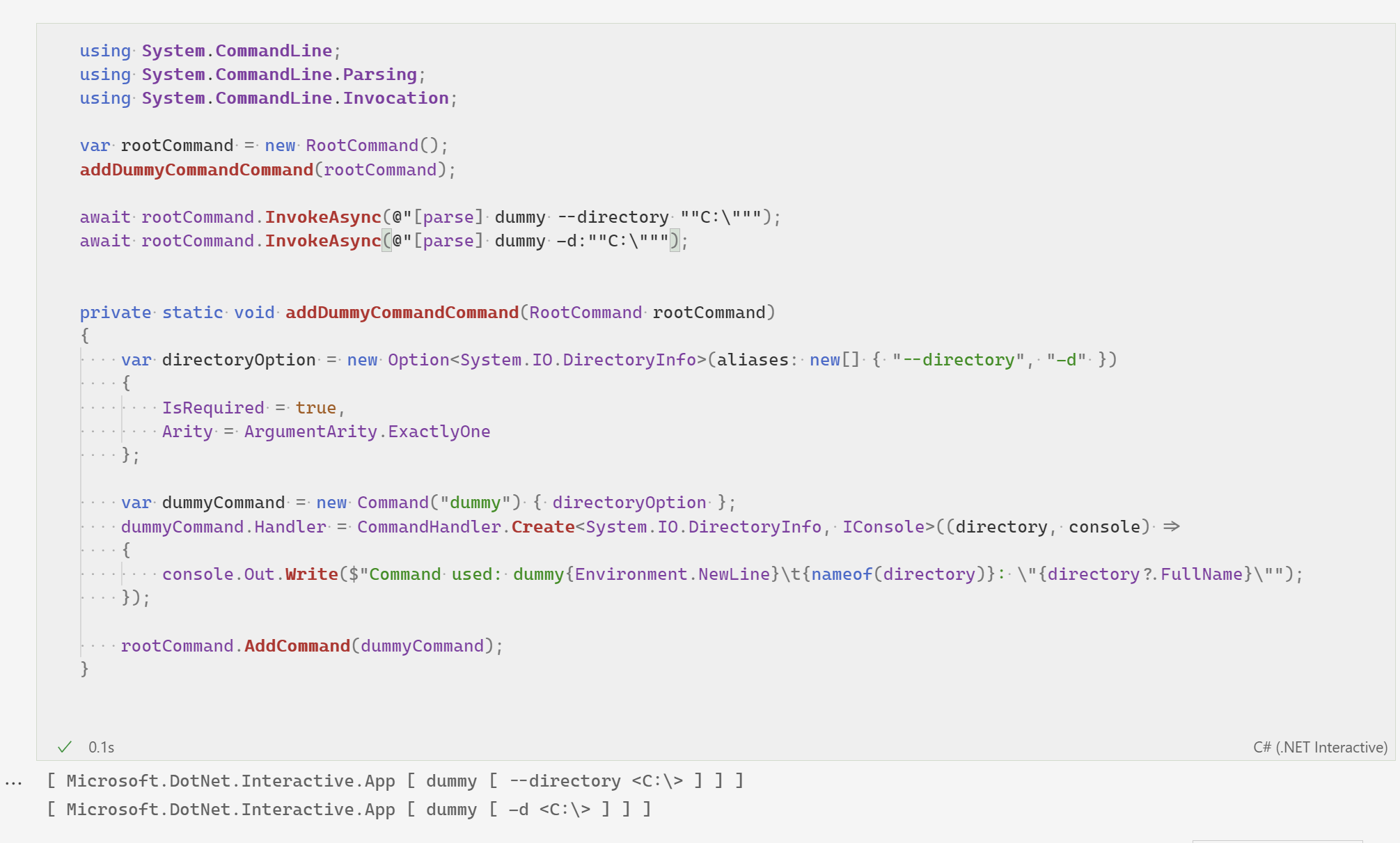 Different (parsing) behavior of long and short options · Issue #1445 · dotnet/command-line-api ...