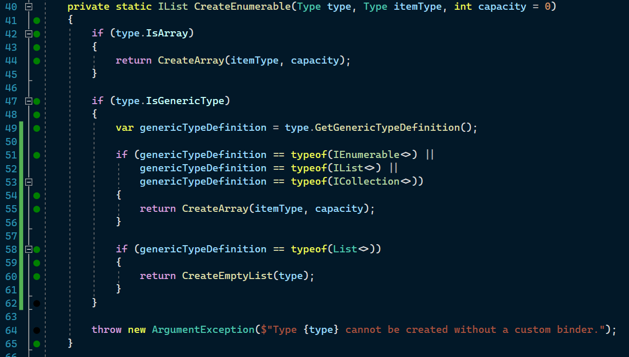 Confusing use of Type.IsAssignableFrom in ArgumentConverter.CreateEnumerable · Issue #1768 ...