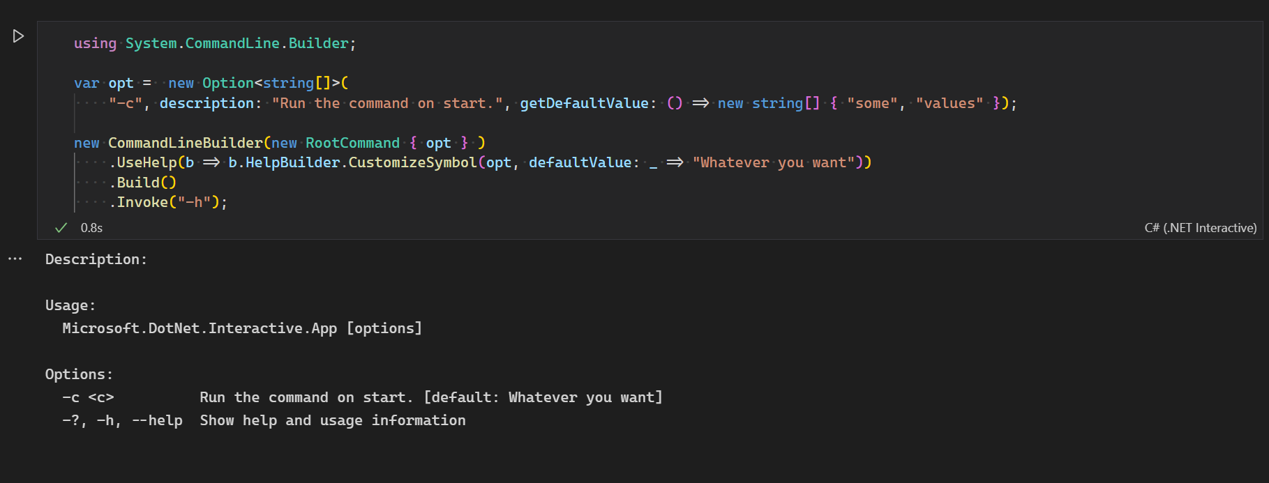 dotnet dump -c command dump does not work, parameters must be reversed · Issue #3150 · dotnet ...