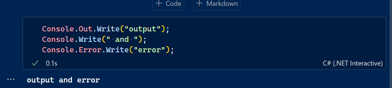 output and error are written to the same stream · Issue #2124 · dotnet ...