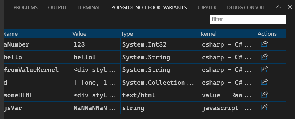 variable explorer shows value in .NET instead of target language · Issue #2452 · dotnet ...