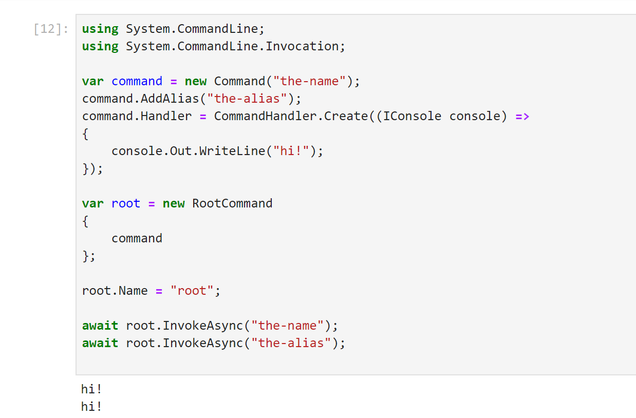 [Feature] Alias for sub-commands · Issue #702 · dotnet/command-line-api · GitHub
