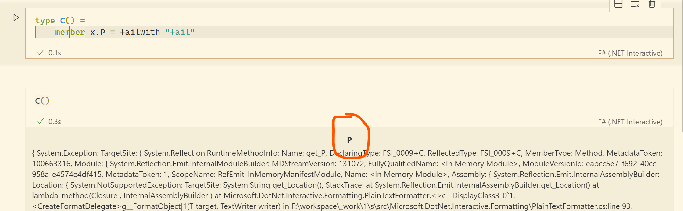 Bugs in tabular display of heterogeneous values (C#, F#), also other ...