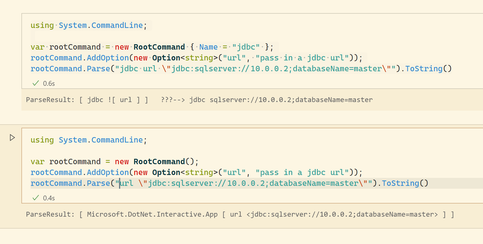 Quotation marks round option values don't work as expected · Issue #1007 · dotnet/command-line ...