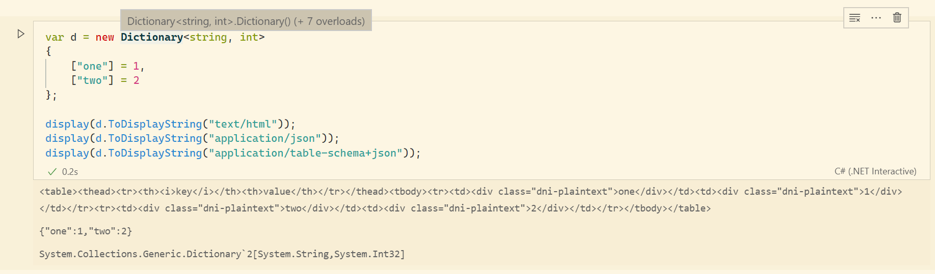 table data schema not rendering · Issue #787 · dotnet/interactive · GitHub