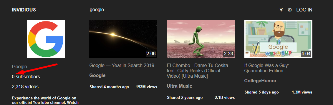 shows 0 subscribers for channels · Issue #1128 · iv-org/invidious · GitHub