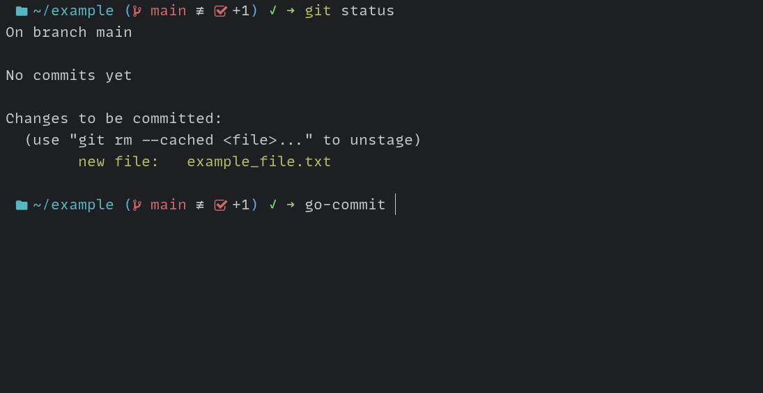 GitHub - krish-r/go-commit: Conventional Commits from the terminal - written in Go