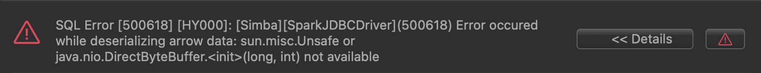 Sql Error 500618 Hy000 Integrating Dbeaver With Azure Databricks