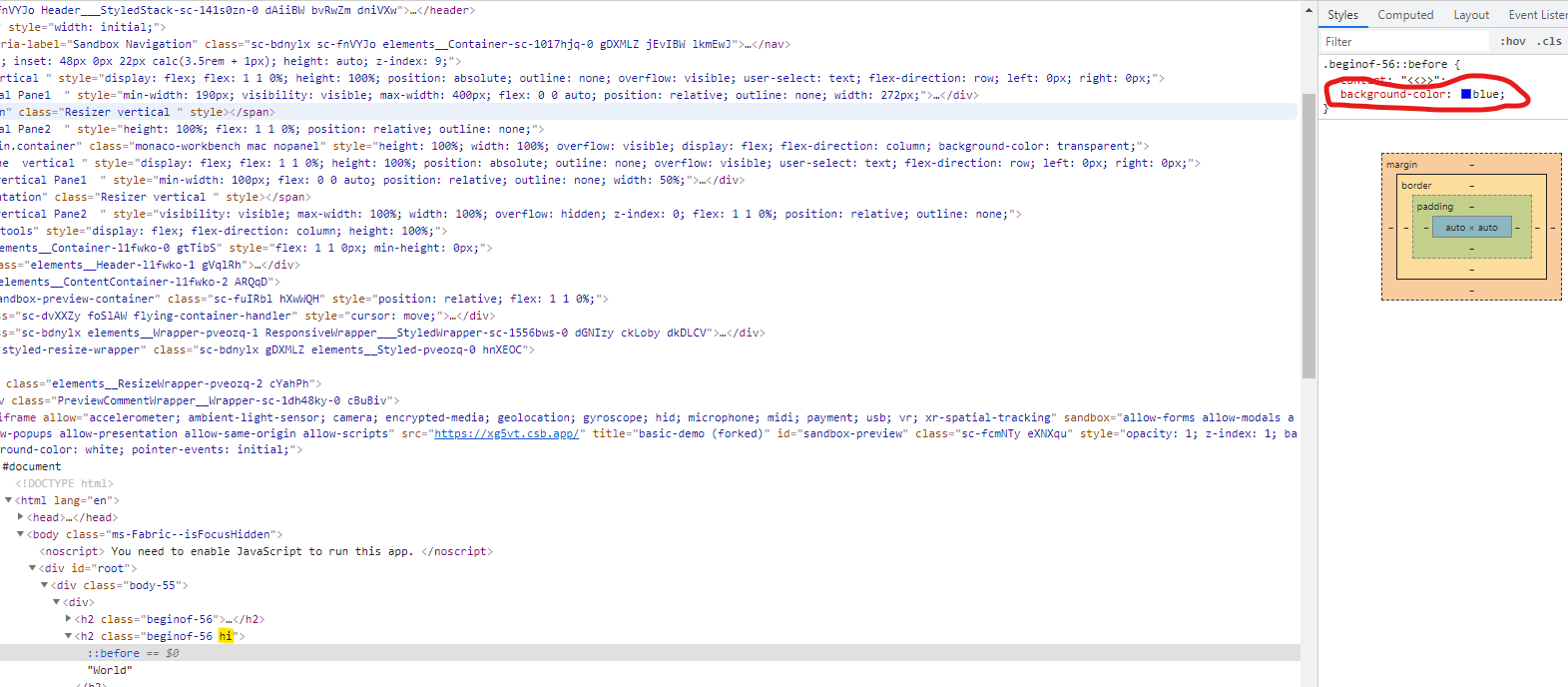 Not Pseudo Class Not Detecting Class Names Using Makestyles · Issue 9240