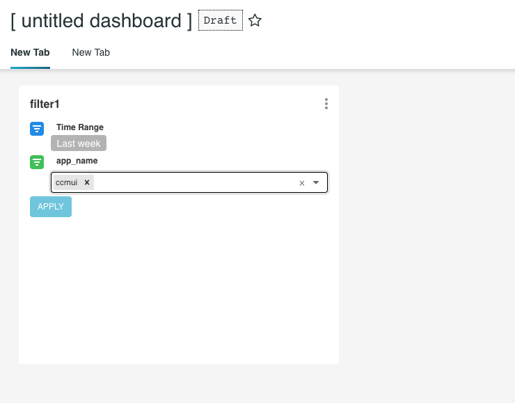 Applying a filter and then switching tab on a dashboard results in a ...