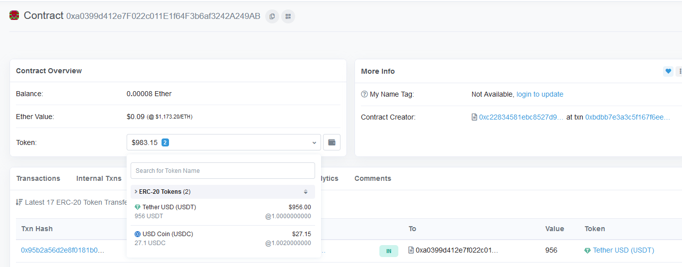 Token-missing in Optimism: Received USDT does not appear/update balance in the interface (both ...