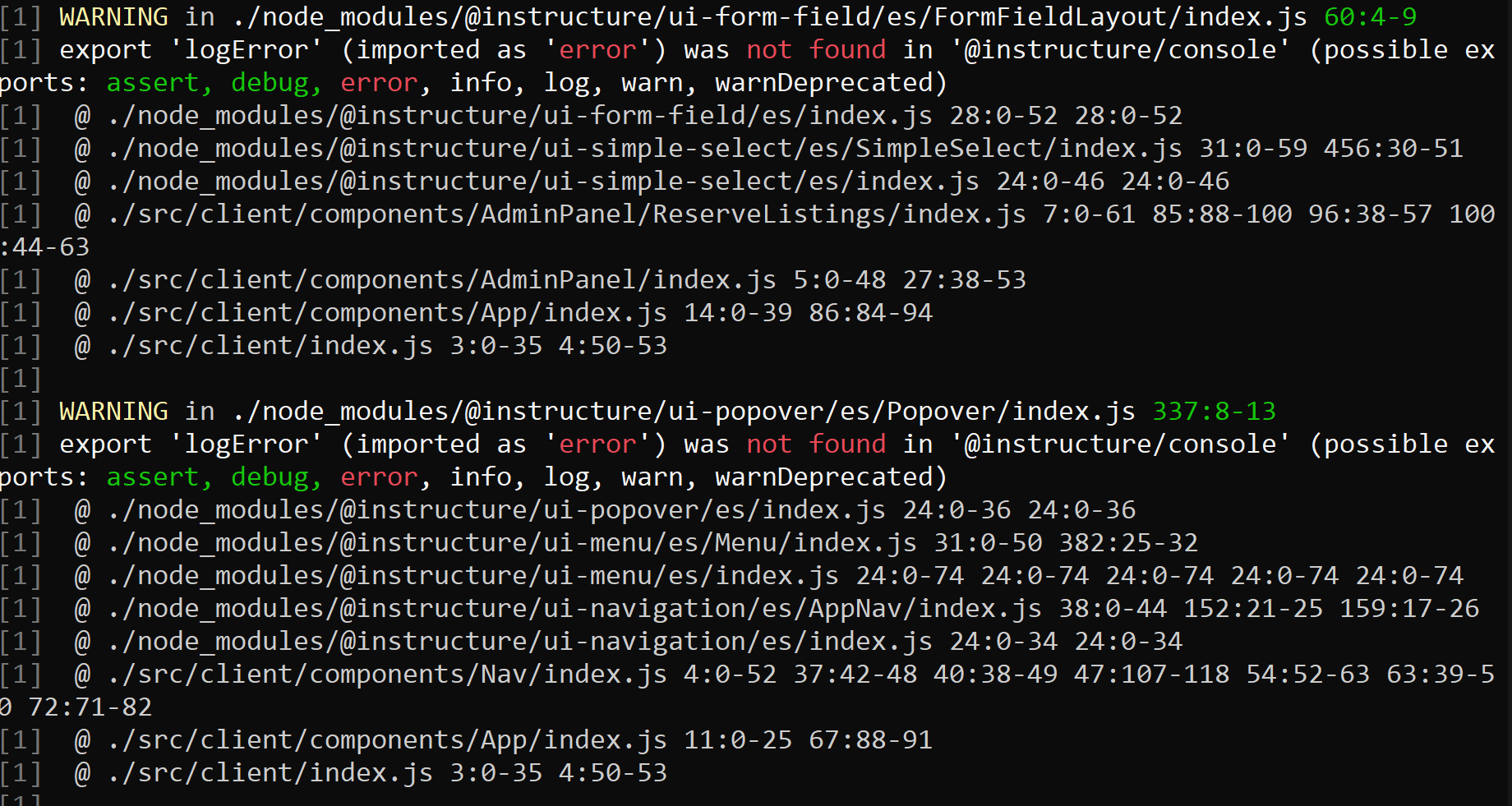 Upgrading Instructure Ui Packages From 7 6 0 To 8 1 0 · Issue 560 · Instructure Instructure Ui