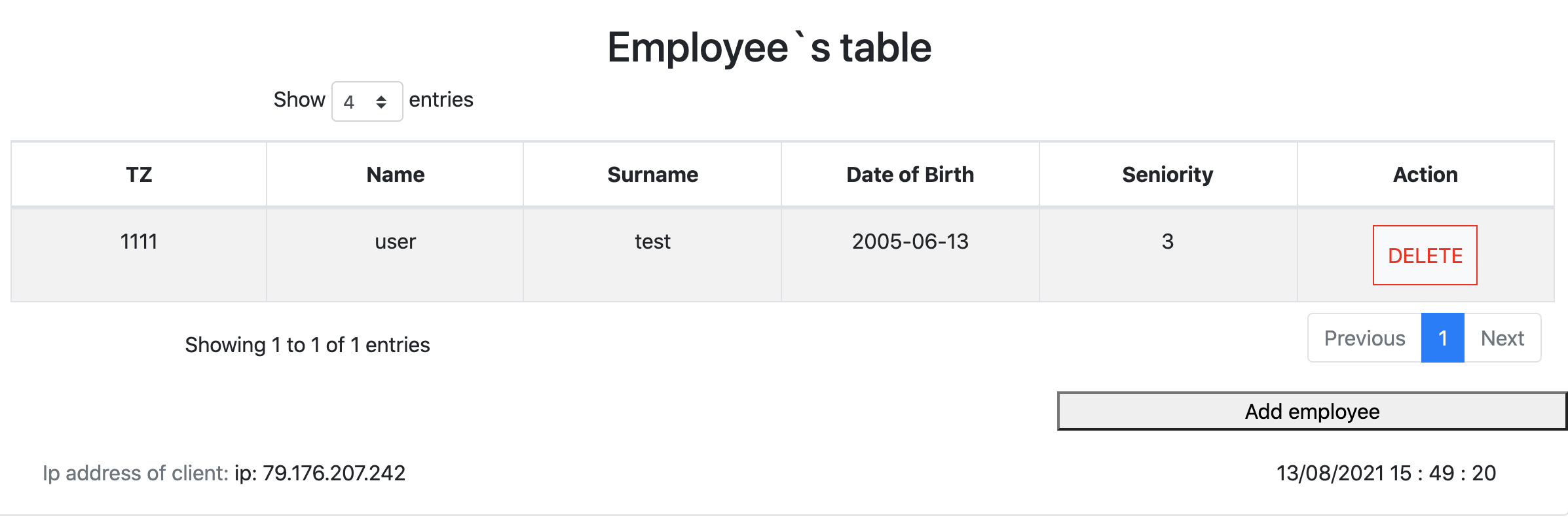 GitHub - natalyaKh/employee-test: project for creating and getting ...