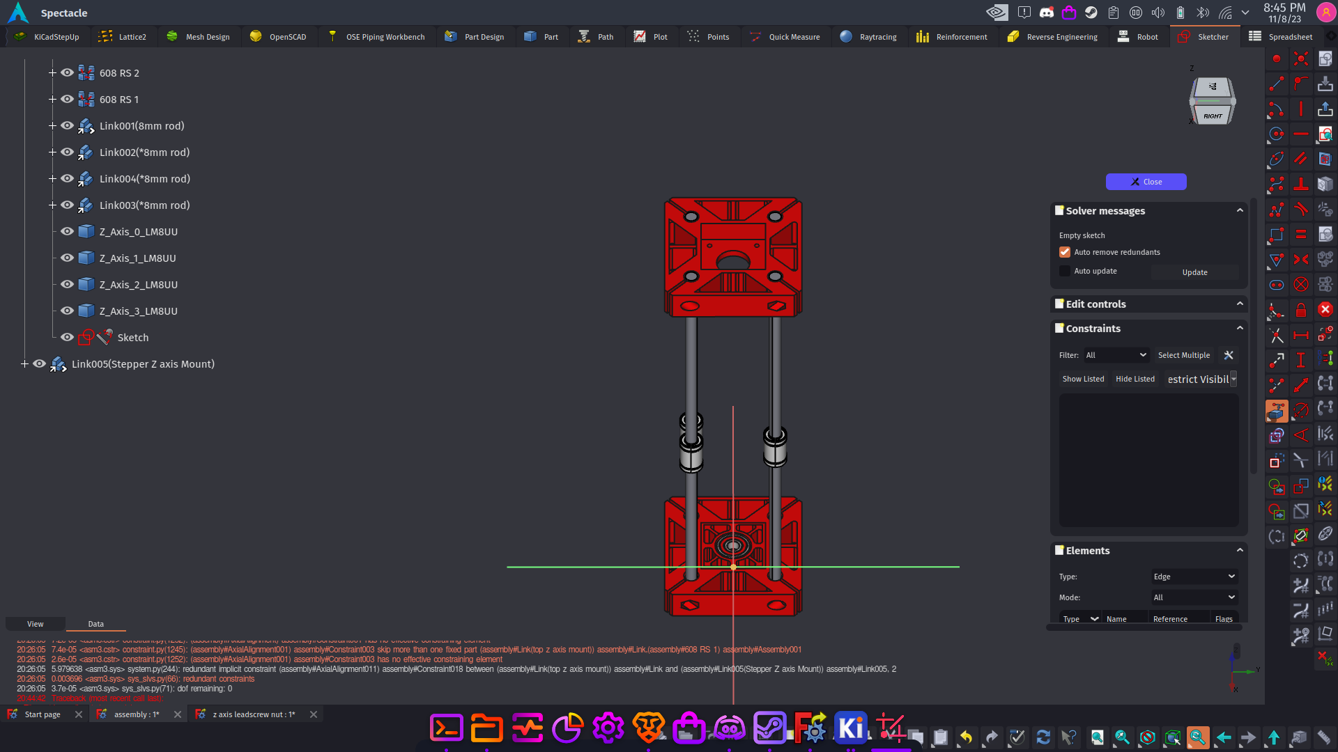 [Feature Request/suggestion] : UI improvement Sketcher like DOF and ...