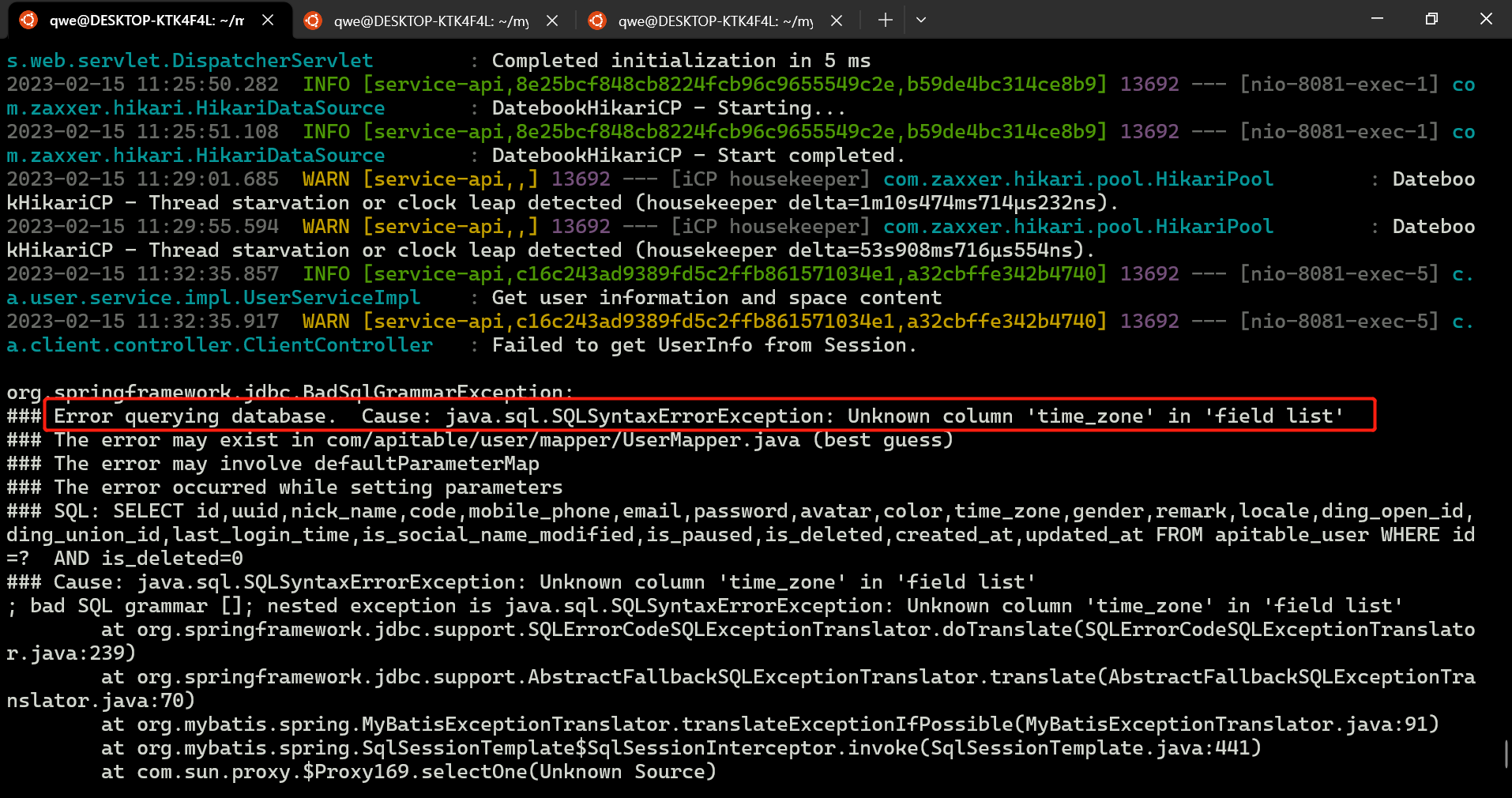 fix: Error querying database during login. · Issue #376 · apitable/apitable · GitHub