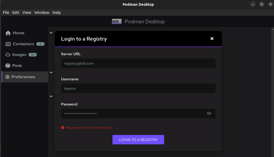 Can't login to registry `registry.gitlab.com` · Issue #487 · podman ...