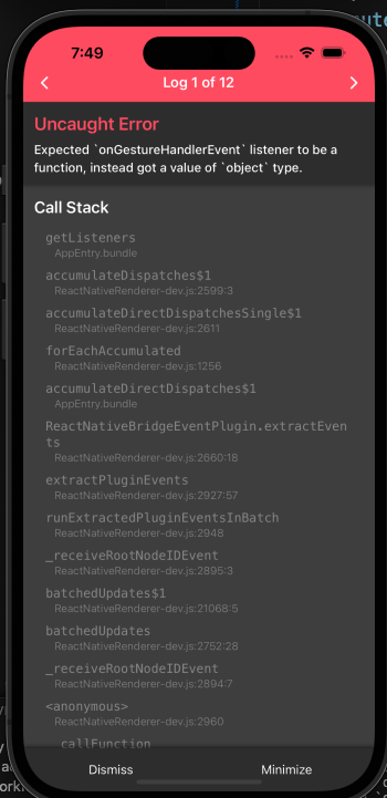 Useanimatedgesturehandler Is Returning Object Instead Of Function · Issue 4939 · Software