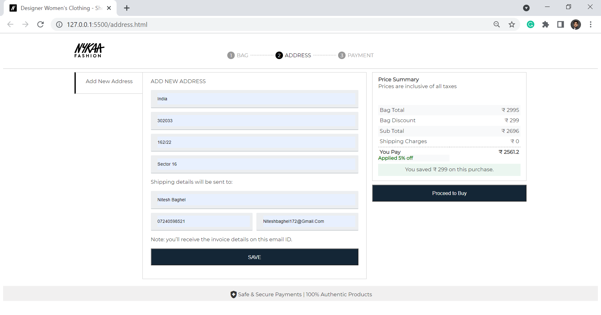 GitHub - nitesh172/NykaaFashion_Clone: It is an e-commerce website that ...