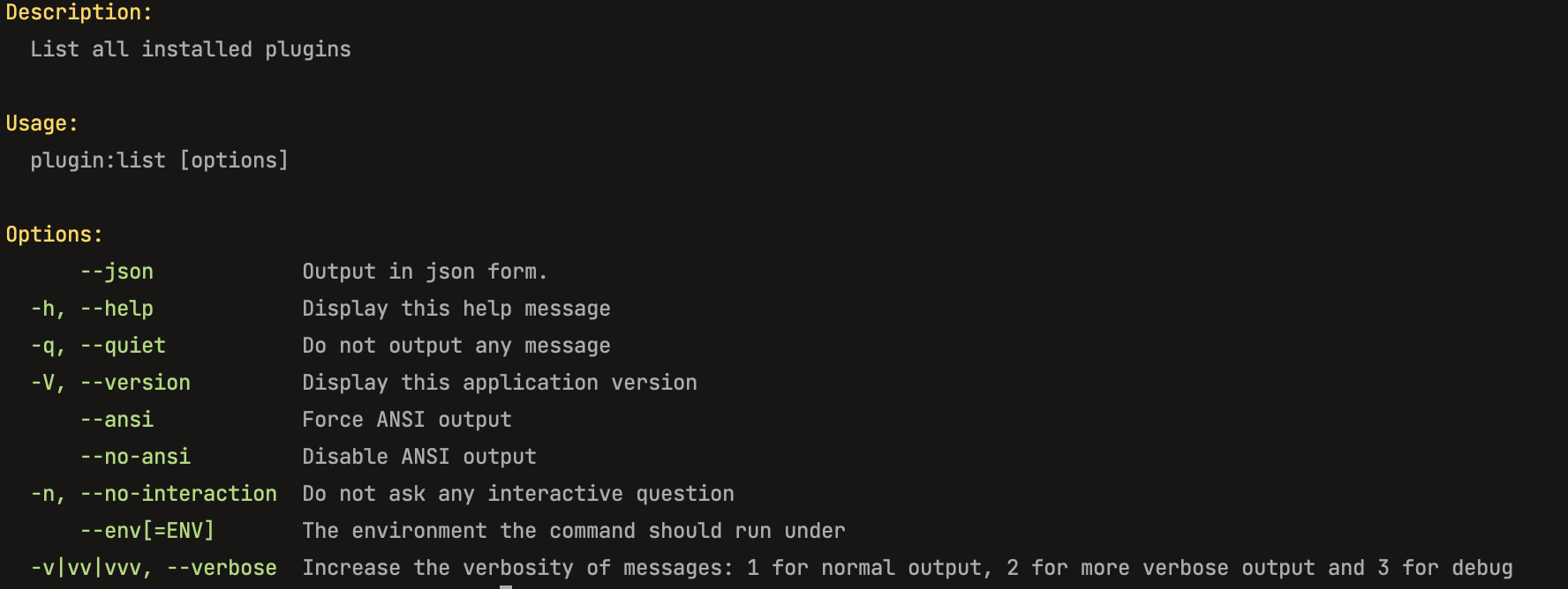 사이트 내 설치된 플러그인 목록을 출력하는 php artisan plugin:list 아티잔 커멘드를 추가합니다. · Issue #1418 · xpressengine ...